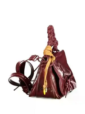 Desigual Bow-detail Braided-handle Tote Bag