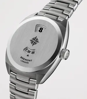 BREMONT Stainless Steel Terra Nova Jumping Hour Watch