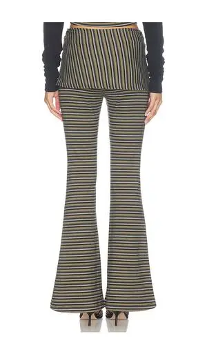 ZEMETA Olive Grove Stripe Fleece Pant