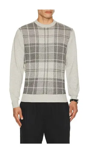 Barbour Mineral Tartan Crew Sweater