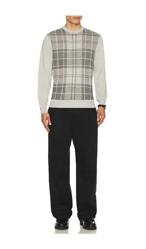 Barbour Mineral Tartan Crew Sweater