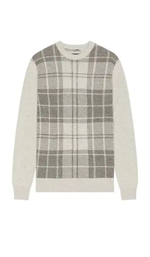 Barbour Mineral Tartan Crew Sweater