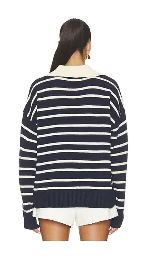 ALL THE WAYS Clydie Polo Sweater