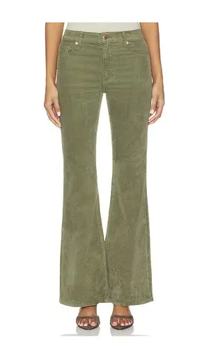 PISTOLA Kinsley Mid Rise Ultra Flare Jeans - Olive