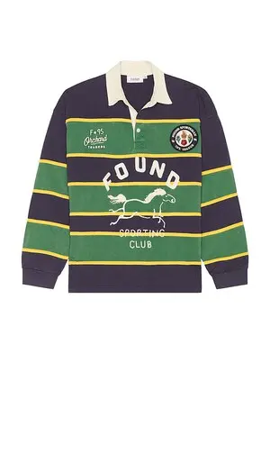 FOUND Horse Logo Rugby Shirt