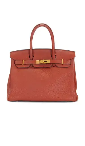FWRD RENEW Hermes Togo Birkin 30 Handbag - Brown