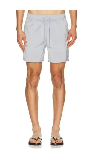 Frescobol Carioca Salvador Elasticated Swim Short - Blue