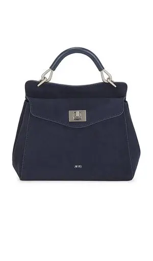 Jw Pei Lucia Classic Faux Suede Top Handle Bag