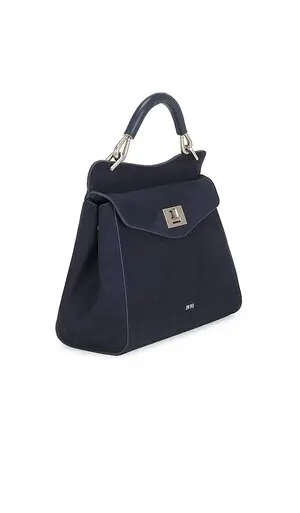 Jw Pei Lucia Classic Faux Suede Top Handle Bag