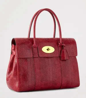 Mulberry Snake-embossed Leather Bayswater Top-handle Bag