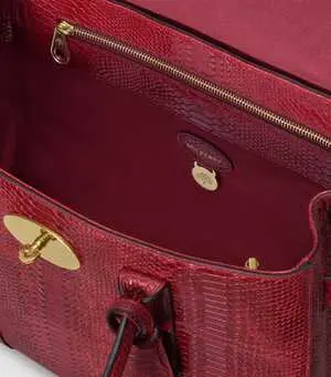 Mulberry Snake-embossed Leather Bayswater Top-handle Bag