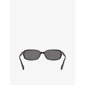 Michael Kors Mk2288u Agra Rectangle-frame Acetate Sunglasses