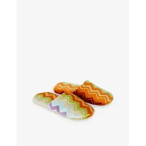Missoni Giacomo Cotton-terry Slippers - Orange