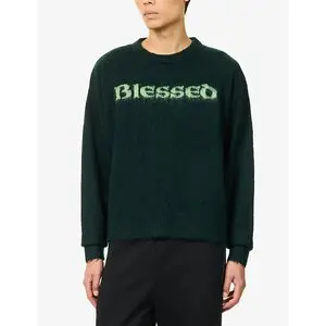 PELLADOR Blessed Graphic Mohair-blend Knit Jumper