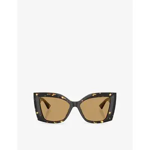 JIMMY CHOO Jc5062u Butterfly-frame Acetate Sunglasses - Brown