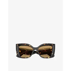 JIMMY CHOO Jc5062u Butterfly-frame Acetate Sunglasses