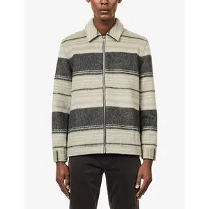 Paige Cerralvo Striped Brushed Woven Jacket