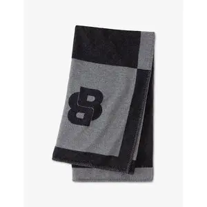 BOSS Signature Wool-blend Throw