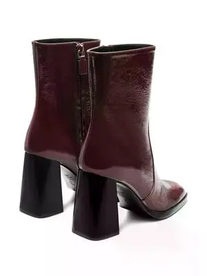 STUART WEITZMAN Vera Crinkle Patent Leather Boots