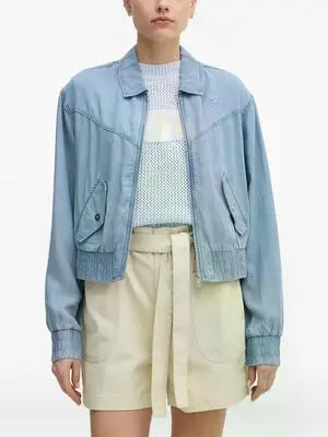 Dkny Zip-up Jacket - Blue