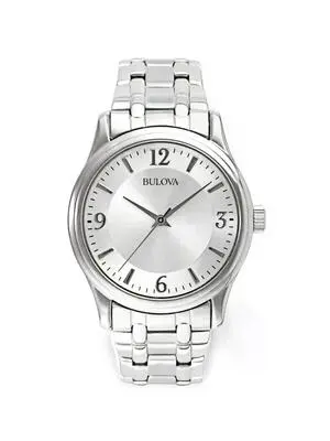 Bulova Minimalist 38mm Watch - Silver