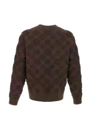 Casablanca Monogram-texture Sweater