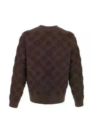 Casablanca Monogram-texture Sweater