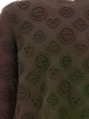 Casablanca Monogram-texture Sweater