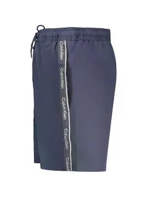 Calvin Klein Logo-tape Drawstring Swim Shorts