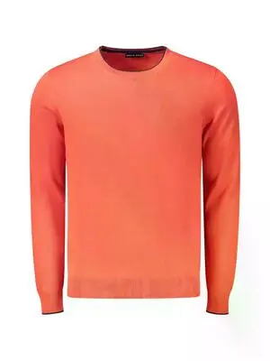 NORTH SAILS Logo-embroidered Long-sleeve Sweater - Red