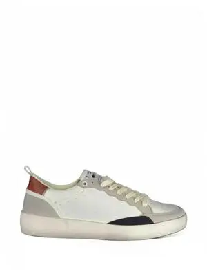 GAS Panelled Low-top Sneakers - White