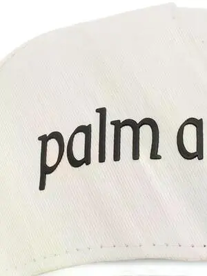 Palm Angels Logo-print Curved-peak Cap