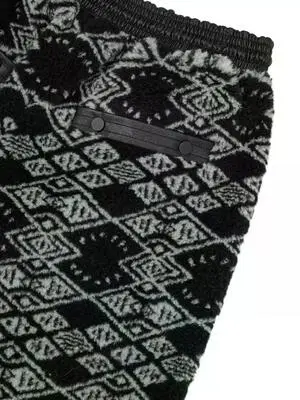 STUDIO TOMBOY Geometric-pattern Fleece Shorts