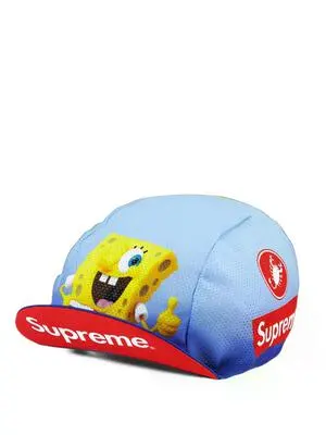Supreme X Spongebob Squarepants X Castelli Logo-print Cycling Cap