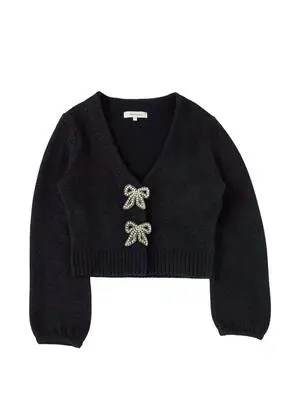 Chinti & Parker Embellished Bow-detail Cardigan
