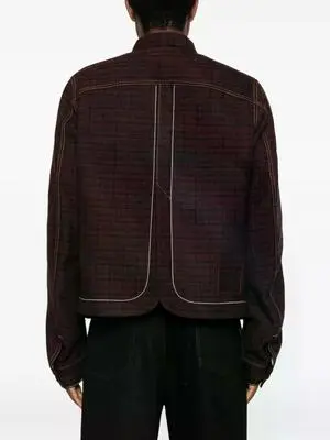 Junya Watanabe X Levi's Check Contrast-stitch Shirt Jacket