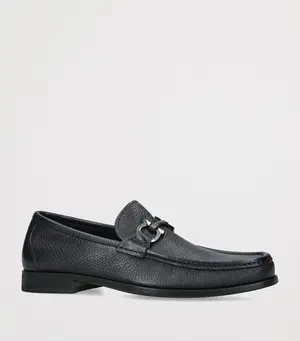 FERRAGAMO Leather Grandioso Loafers
