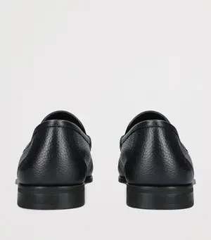 FERRAGAMO Leather Grandioso Loafers