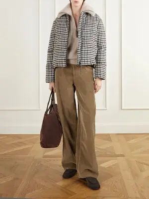 Brunello Cucinelli Shearling-trimmed Alpaca-blend Twill Down Jacket