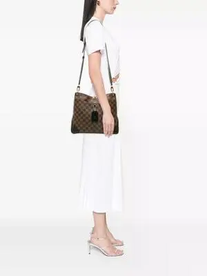 LOUIS VUITTON 2000-2026 Damier Ebene Odeon Mm Crossbody Bag