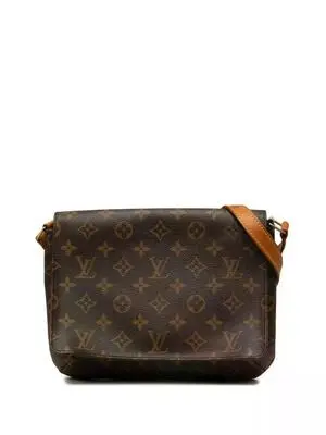 LOUIS VUITTON 2001 Monogram Musette Tango Short Strap Shoulder Bag