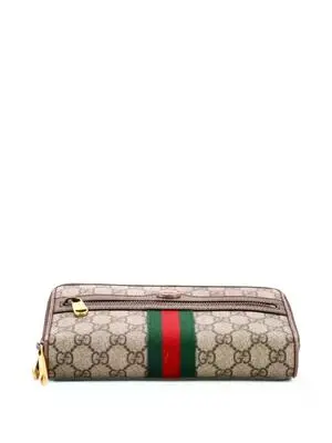 Gucci Ophidia Double Zip Gg Coated Canvas Small Crossbody Bag