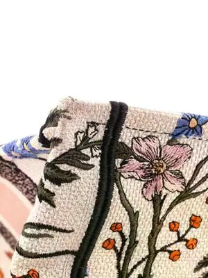 Dior Book Embroidered Canvas Medium Tote Bag