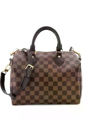 LOUIS VUITTON Speedy Bandouliere Bag Damier 25 Satchel - Brown