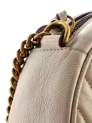 Gucci Gg Marmont Round Shoulder Bag Matelasse Leather Mini Crossbody Bag