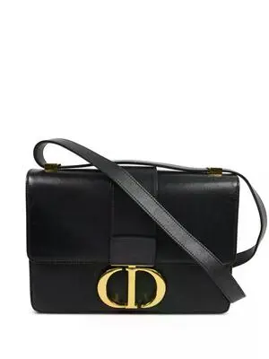 Dior 30 Montaigne Shoulder Bag - Black