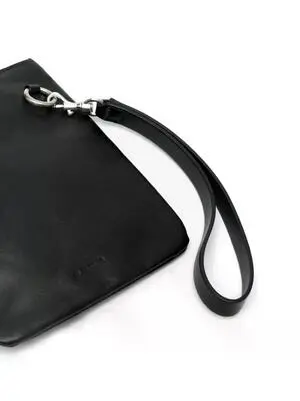 JIL SANDER Leather Messenger Bag