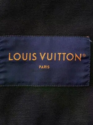 LOUIS VUITTON 2010s Monogram Embossed Denim Jacket