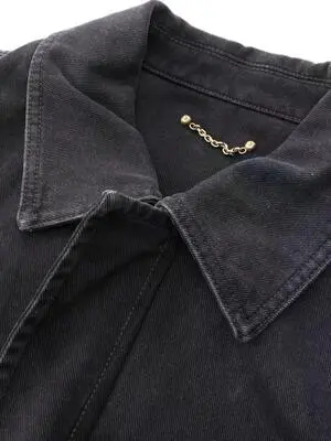 LOUIS VUITTON 2010s Monogram Embossed Denim Jacket