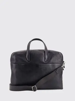 Orciani Work Lagoon Briefcase In Calfskin With Removable Shoulder Strap